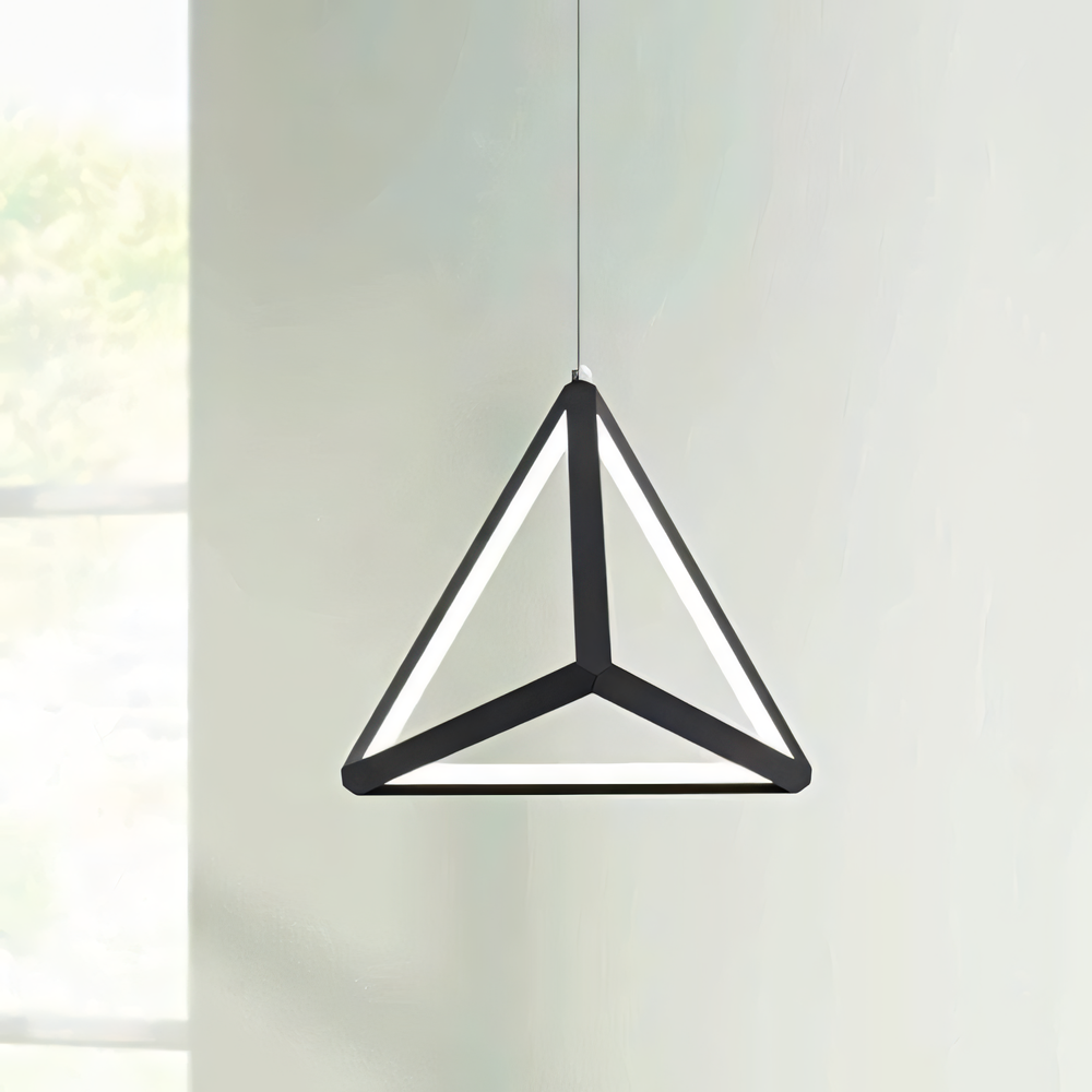 Modern Geometric Triangle LED Pendant Light – The Jhoomar Store