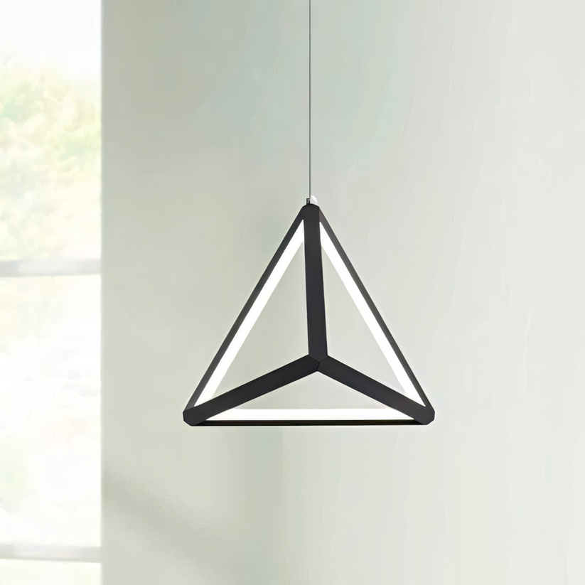 Modern Geometric Triangle LED Pendant Light – The Jhoomar Store