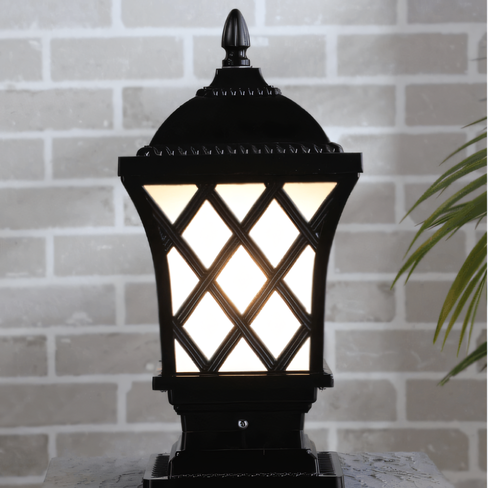 Black Aluminium Die Cast Gate Light – The Jhoomar Store